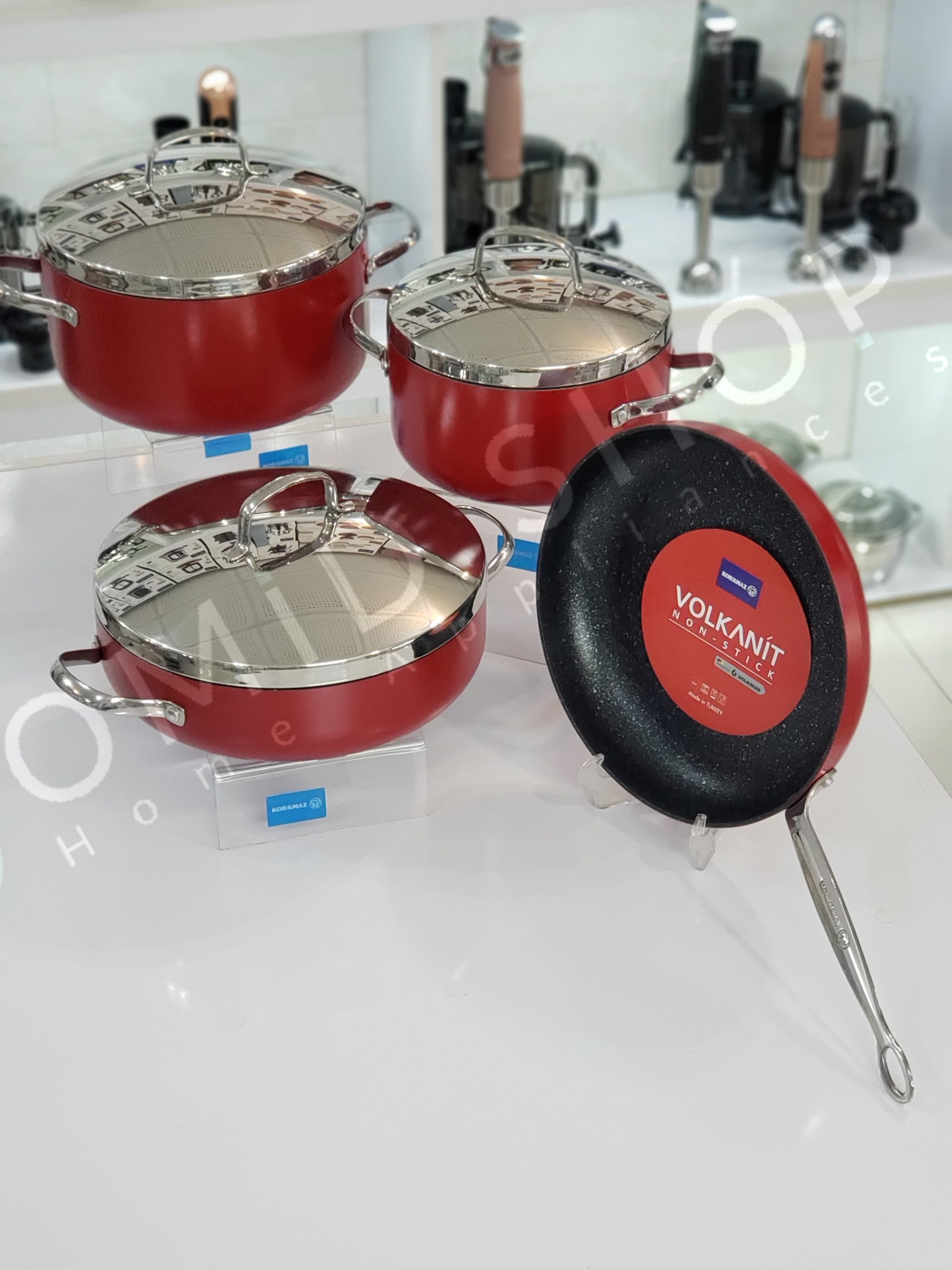سرویس قابلمه 7پارچه گرانیتی کرکماز مدل زتا پلاس کدA1875 ا KORKMAZ ZETA PLUS A1875 Cookware Set ...