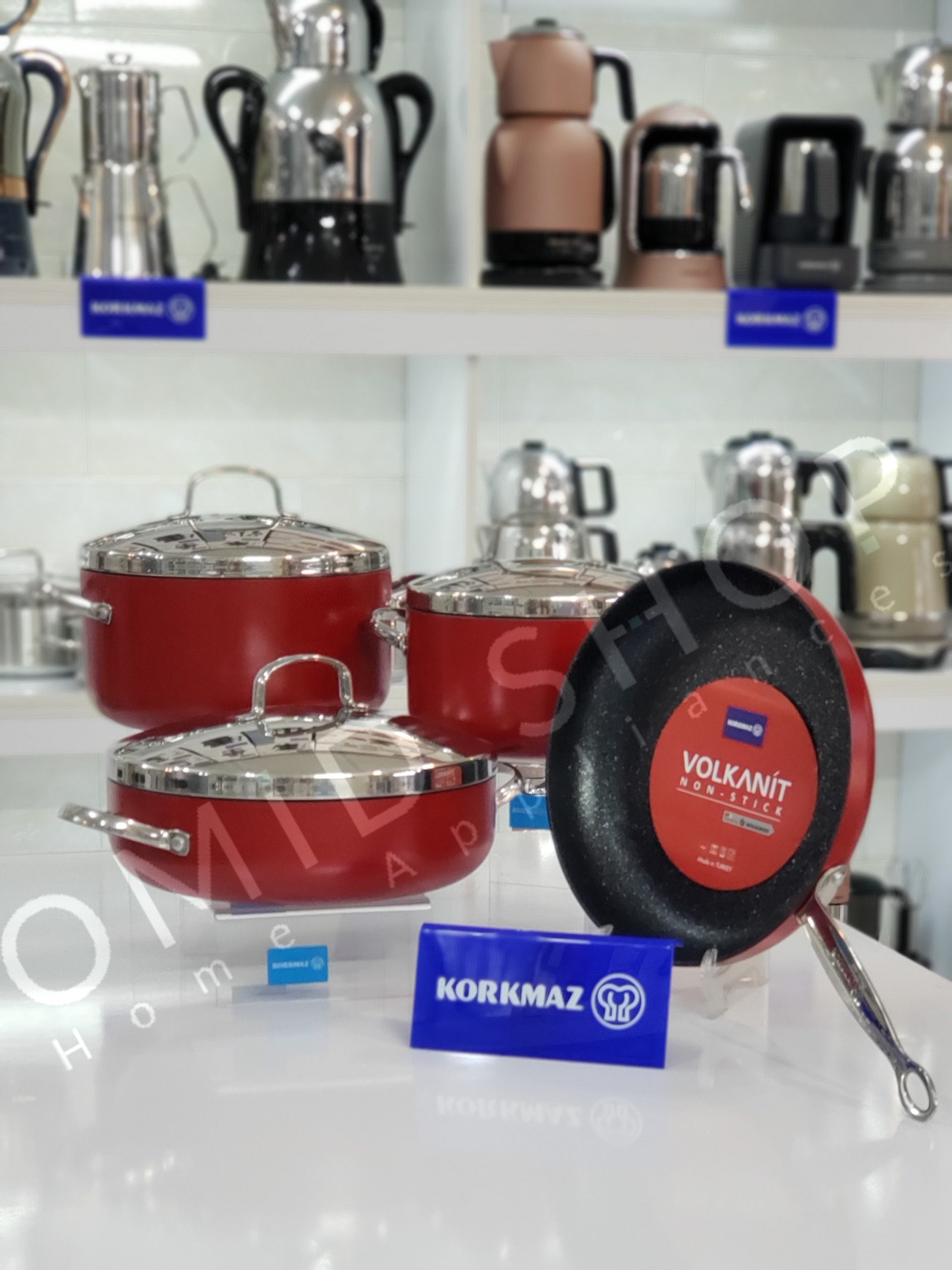سرویس قابلمه 7پارچه گرانیتی کرکماز مدل زتا پلاس کدA1875 ا KORKMAZ ZETA PLUS A1875 Cookware Set ...